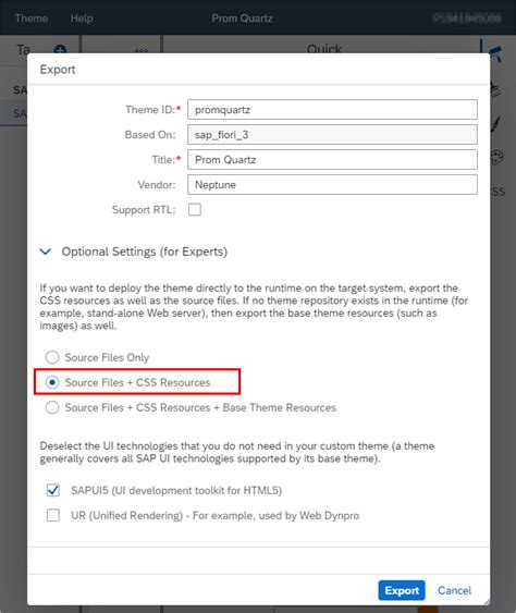 sap ui5 theme neptune dxp documentation