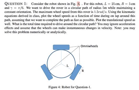 QUESTION Consider The Robot Shown In Fig For Chegg