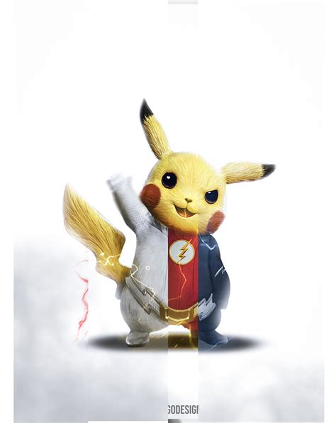 Artstation Pikachu X The Flash Speedsters