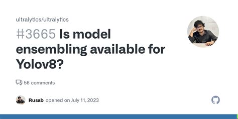 Is Model Ensembling Available For Yolov8 · Issue 3665 · Ultralytics