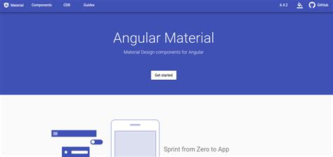 Как использовать Material Design в Angular 6 Rgb