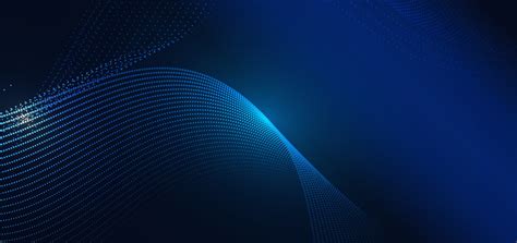 Abstract Technology Futuristic Digital Concept Dot Pattern With Lighting Glowing Particles On