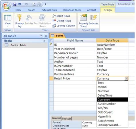 Working With Databases Create A Database Data Types WikiEducator