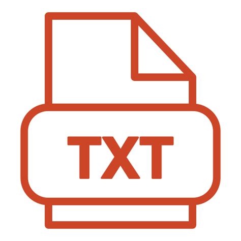 Txt File Free Interface Icons