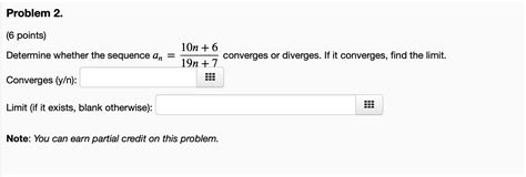 solved problem 2 6 points 10n 6 determine whether the