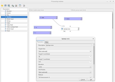 Populating A Tools Field In Qgis Graphic Modeler Geographic