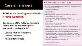 PELVIC INFLAMMATORY DISEASE PID PPTX Pregnancy Reproductive Health