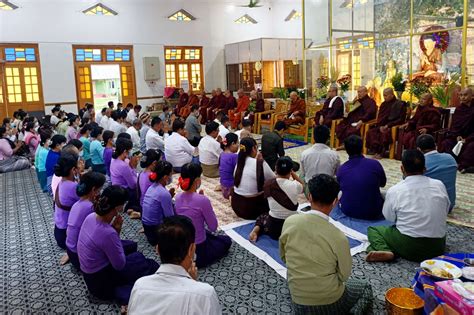 မလှိုင်မြို့တွင် ကဆုန်လပြည့် ဗုဒ္ဓနေ့ သံဃဒါနဆွမ်းဆန်တော် ဆက်ကပ်လှူဒါန်းခြင်းနှင့် ညောင်ရေများ