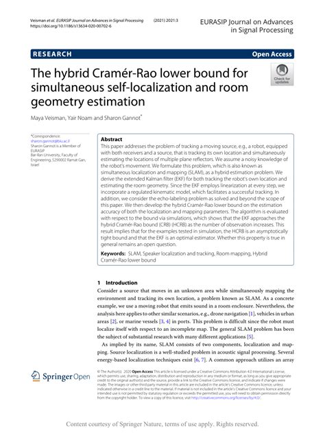 Pdf The Hybrid Cramér Rao Lower Bound For Simultaneous Self