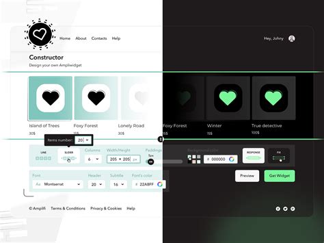 Widget Constructor By Ekaterina Shuvalova For 4xxi Software Ltd On Dribbble