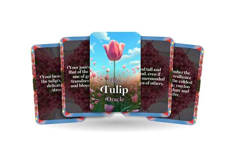 The Tulip Oracle A Journey Of Growth And Resilience Divination Tools Oracle Cards Etsy