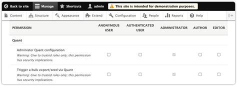 create a static drupal 8 or 9 site with the quant module quantcdn
