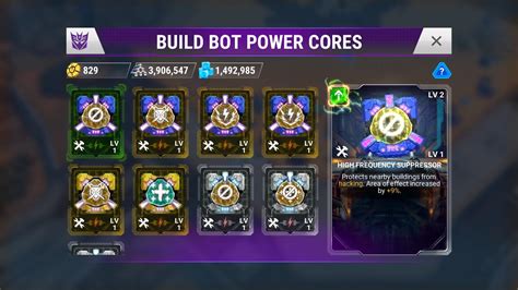 What Build Bot Power Cores Should I Invest In And Why R