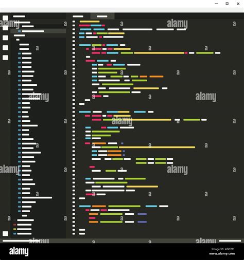 User Interface Concept Program For Code Or Design Stock Vector Image