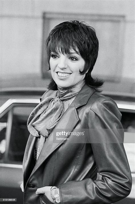American Actresssinger Liza Minnelli As She Met With The Press About