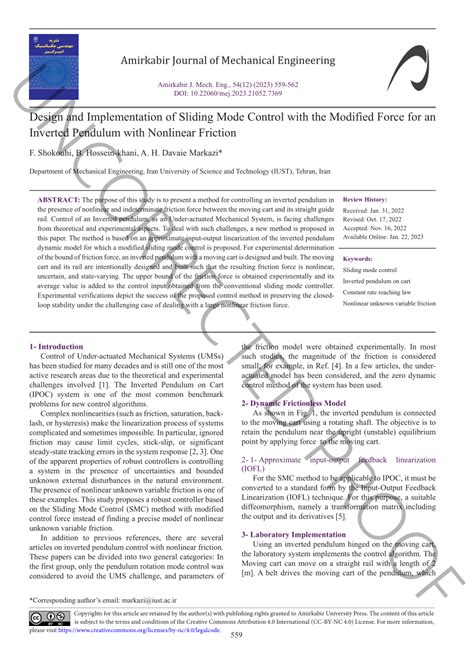 Pdf Design And Implementation Of Sliding Mode Control With The