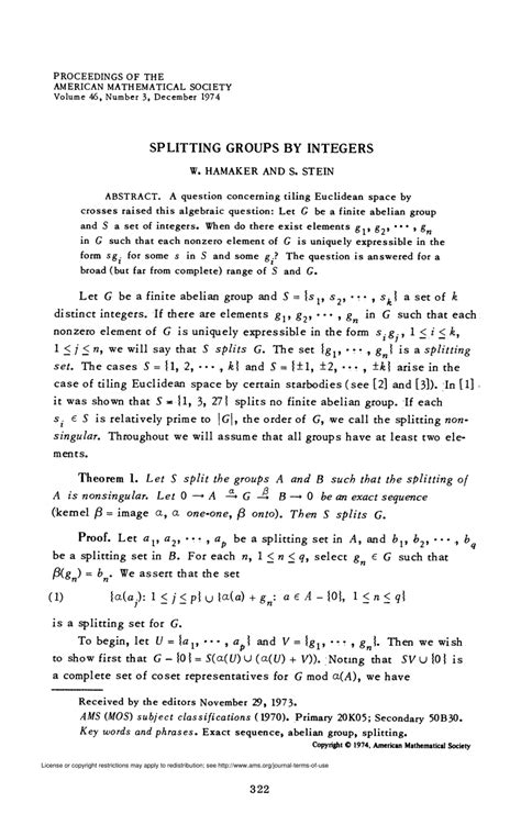pdf splitting groups by integers