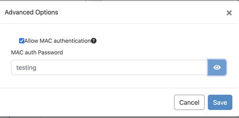 Enabling RADIUS Access Via MAC Addresses