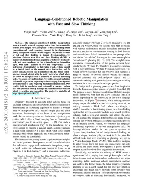 Language Conditioned Robotic Manipulation Pdf Robotics Cognitive