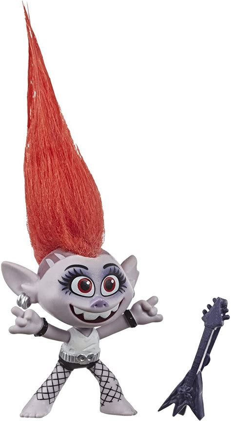 Trolls Dreamworks World Tour Barb Collectible Doll With Guitar Accessory