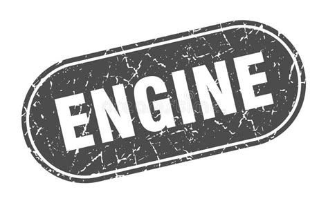 Engine Sign Engine Grunge Stamp Stock Vector Illustration Of Label Seal 180325648