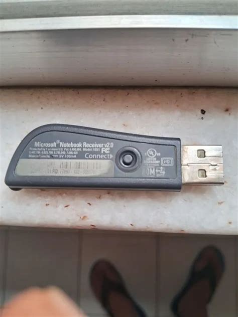 Receptor Usb Microsoft Para Conectar Mouse Teclado Sem Fio Periféricos E Acessórios De