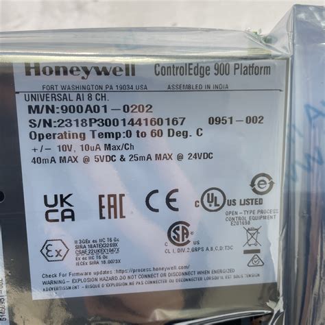 honeywell analog input module 900a01 0202 buy honeywell analog input
