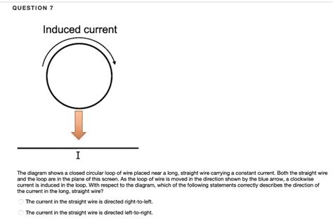 Questioninduced Currentthe Diagram Shows A Closed Cir Solvedlib