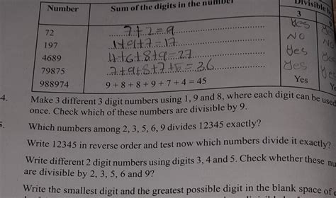 Make 3 Different 3 Digit Numbers Using Digits 1 9 And 8 Where Each Digi