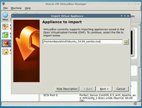How To Import Howtoforge OVF And OVA Virtual Machine Images In VMware And Virtualbox