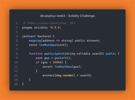 calyptus on linkedin solidity challenge 291 🕵️‍♂️ show off your