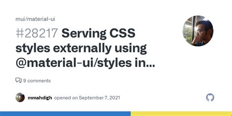 Serving Css Styles Externally Using Material Uistyles In Ssr