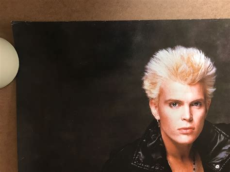 Vintage Original 1980s Billy Idol Poster 1984 Music Etsy