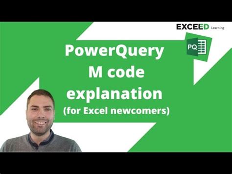 PowerQuery M code explanation (for Excel newcomers) - YouTube