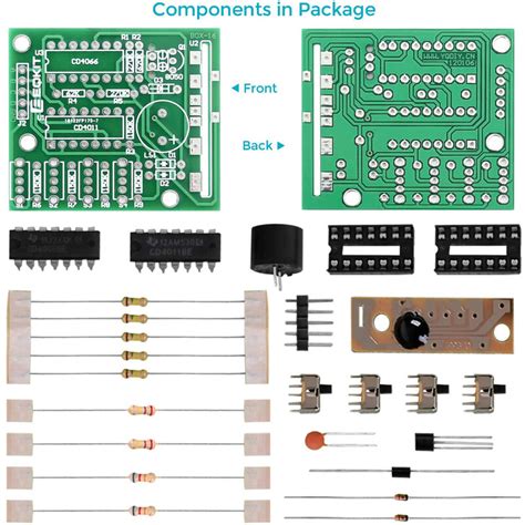 diy 전자 16 음악 사운드 박스 diy 키트 모듈 arduino box 16 사운드 부품 구성 요소 용 납땜 연습 학습 키트
