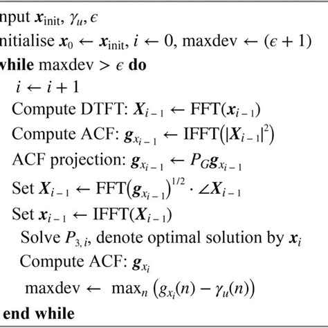 algorithm 1 alternate successive convex approximation and projection