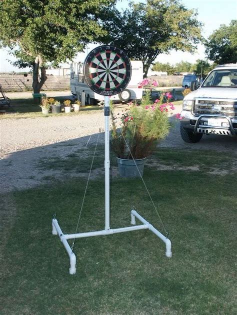 How To Build An Outdoor Dartboard Stand DIY Projects For Everyone Dartboard Stand Diy Dart