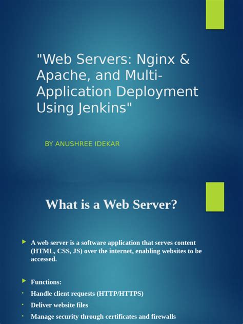 Deploying Multiple Apps Using Jenkins Pdf Networking Internet And Web