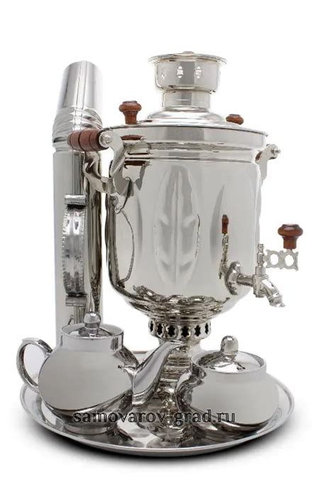 Самовар жаровой на дровах 5 л «Листовой» в наборе «Подарочный» купить в ...