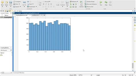 Making Matrices With Random Numbers And Integers In Matlab Youtube