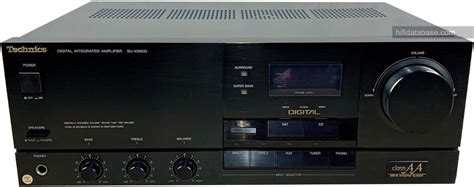 Technics SU X990D Hi Fi Database Amplifiers