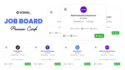 job board preview cards voxel guide