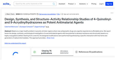 Design Synthesis And Structureactivity Relationship Studies Of 4
