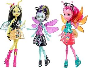 Monster High Garden Ghouls Winged Critters 5 Doll 3 Pack Collection