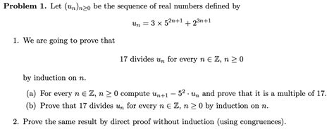 Solved Problem 1 Let Unno Be The Sequence Of Real