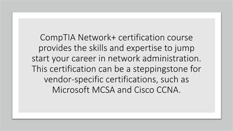 CompTIA Network Training Courses PPTX Computer Networking Computing