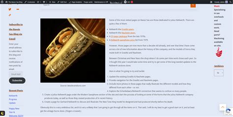 Dark Mode Issues The Other Bassic Sax