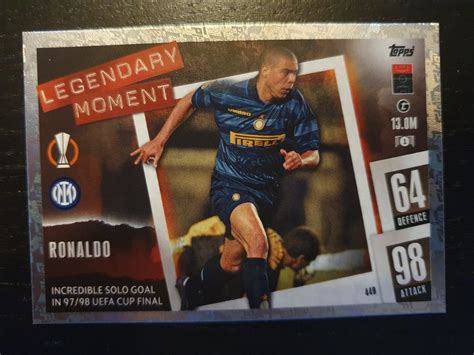Ronaldo Legendary Moment Match Attax Topps Gebraucht in Zürich für CHF mit