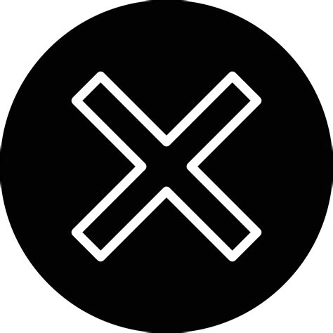 Delete Glyph Icon 11260416 Vector Art At Vecteezy