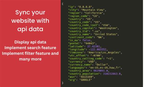 Integrate And Display Api Data In Your Html Or React Website By